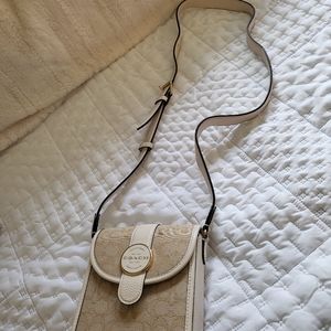 Coach | Bags | Coach Cream Purse | Poshmark